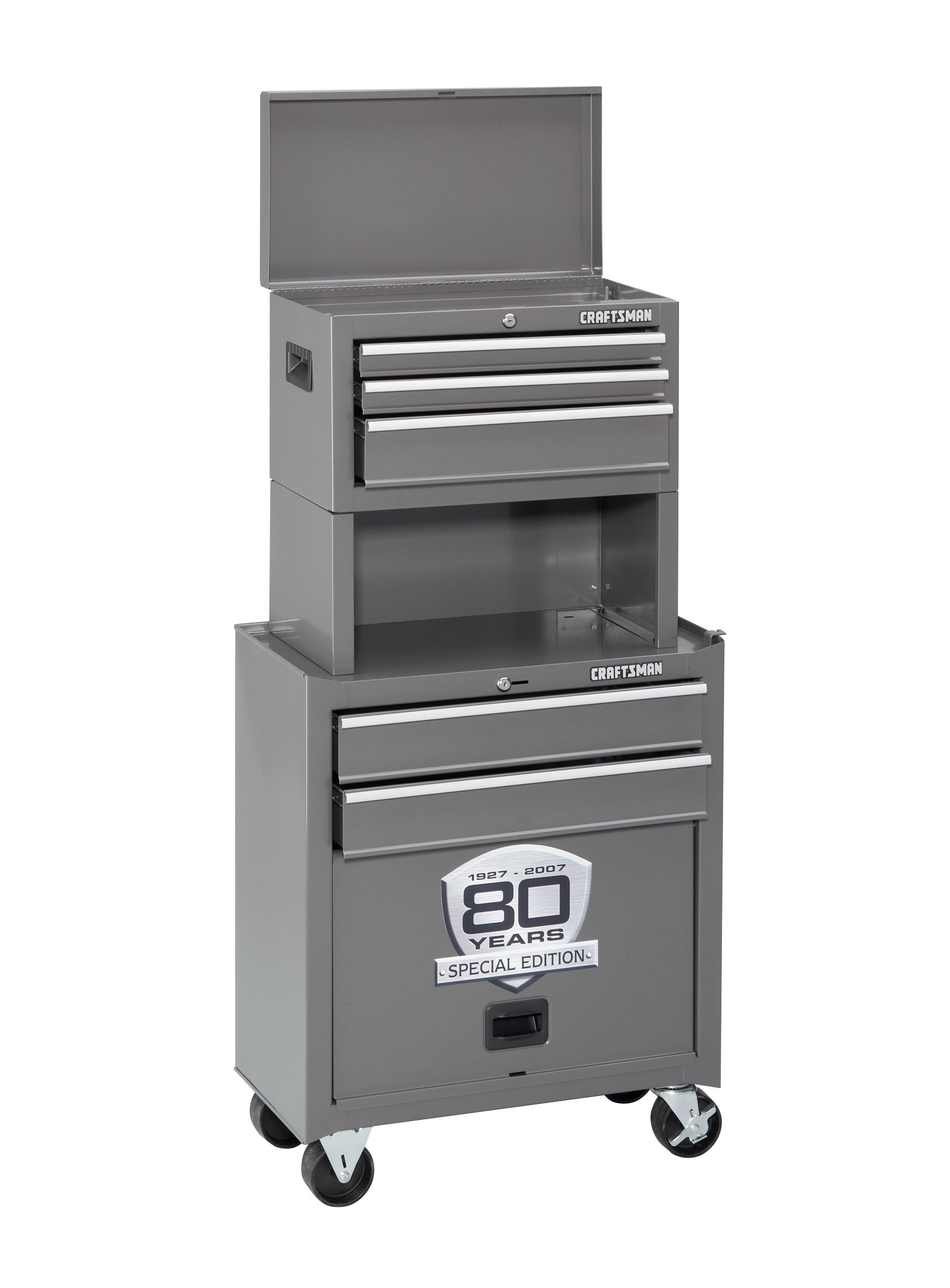 Craftsman 26 in. 5-Drawer Tool Center with Riser, 80th Anniversary