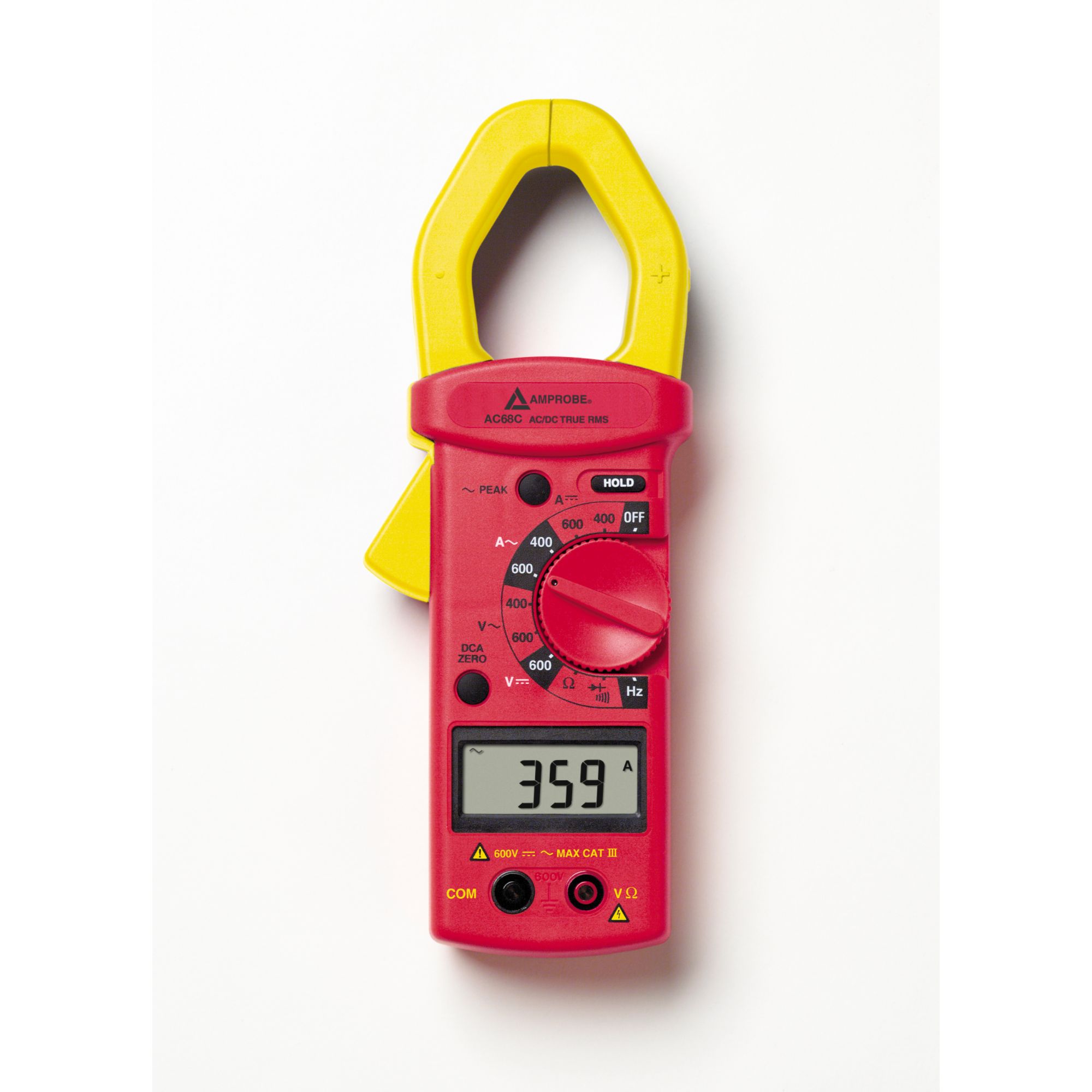 Amprobe AC/DC TRMS 600A Clamp Meter AC68C