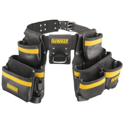 DeWalt Heavy-Duty Tool Belt Set, Top Grain Leather - Large/X-Large