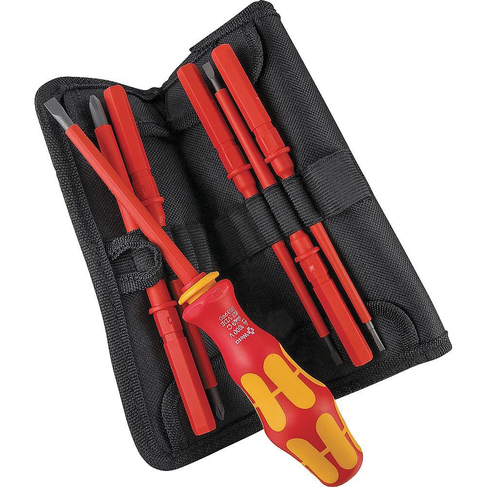Wera Kraftform Kompakt VDE 7 pc. Insulated Screwdriver Set