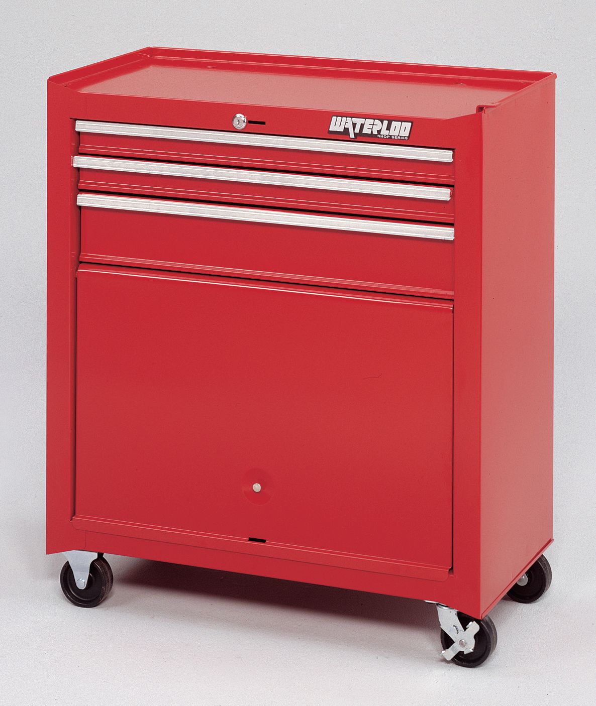 Waterloo 26" 3-Drawer Roller Cabinet w/Bulk Storage