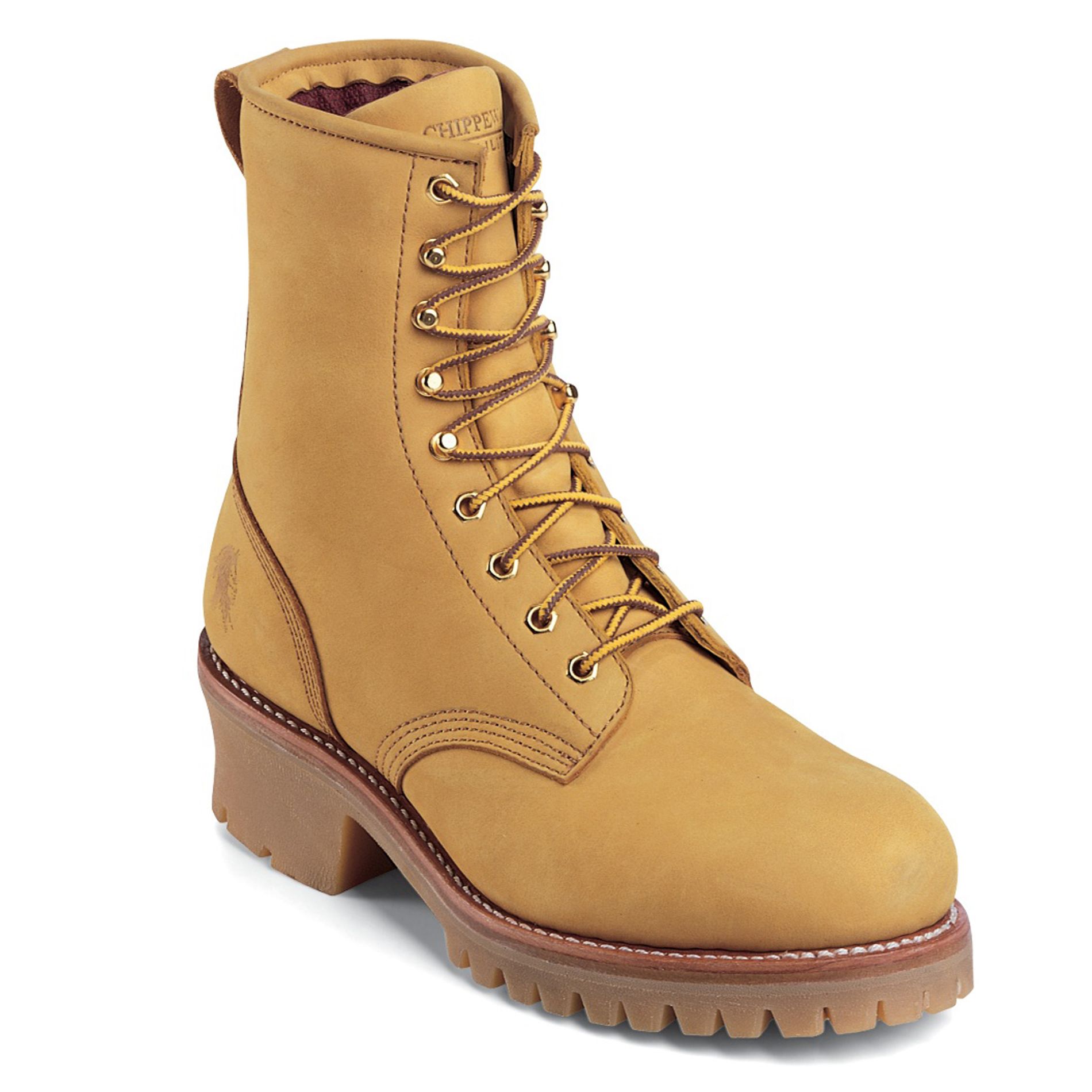 Men's 73040 8" Steel Toe Insulated Logger Work Boot - Tan