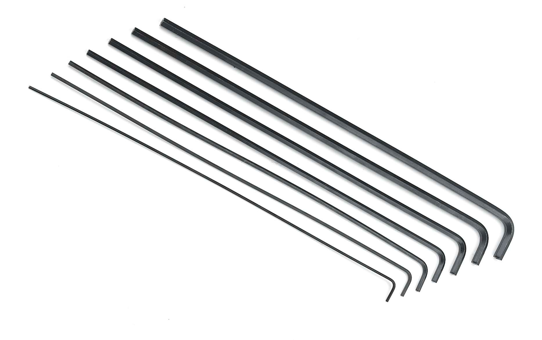 7 pc., 12 inch Hex Key Set