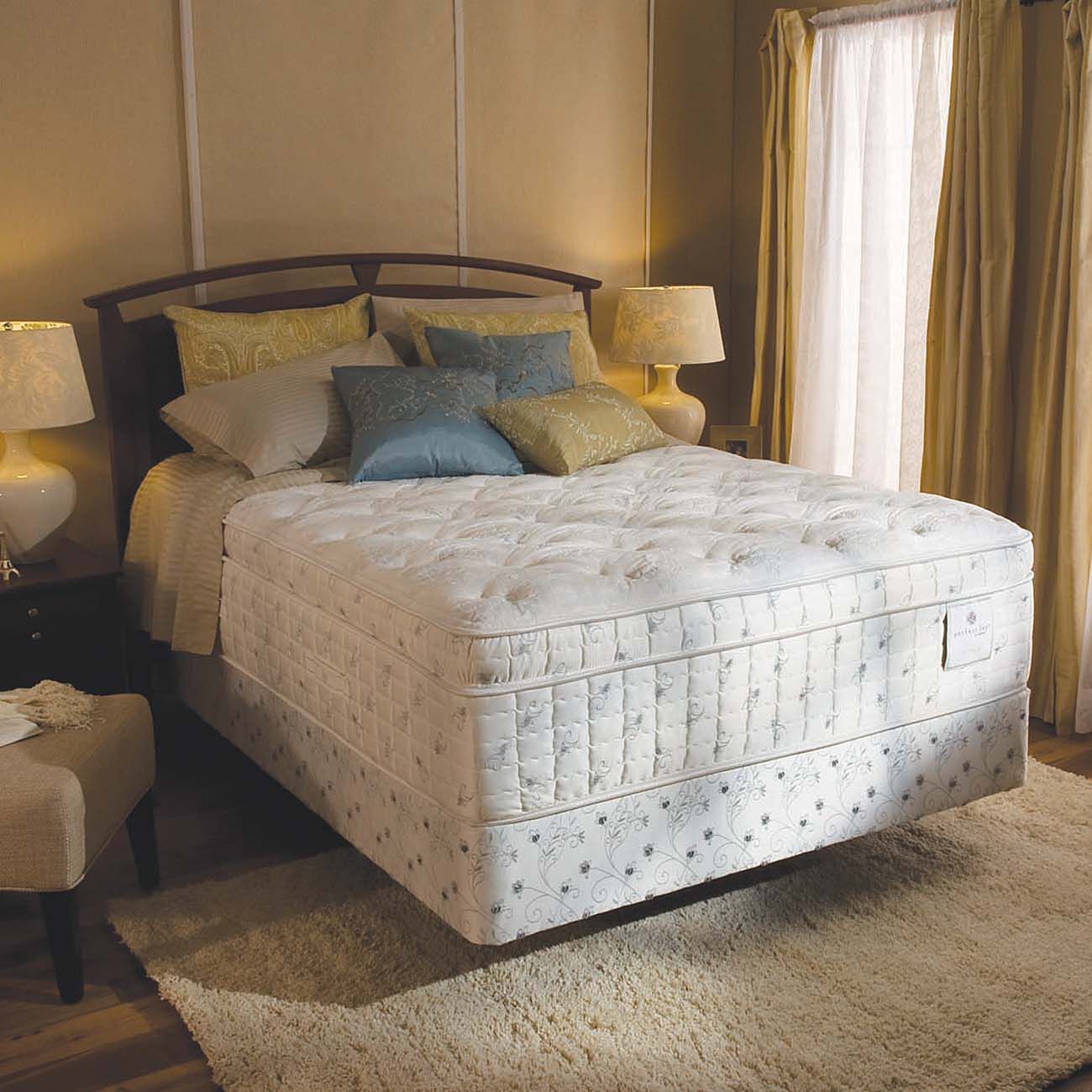 Serta California King Split Foundation Calm Harbor II Low Profile