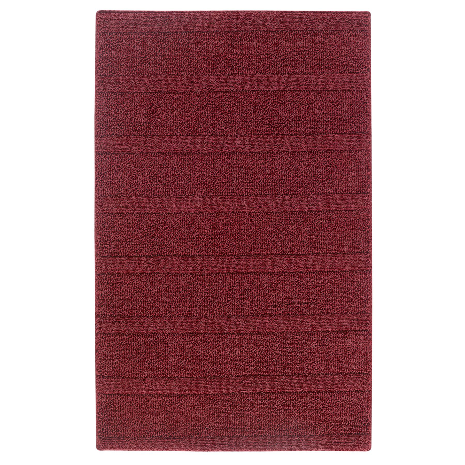 Whole Home Rib Tone Biking Red Accent Rug