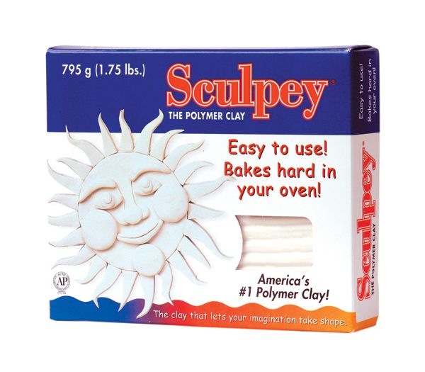 Polyform White -Sculpey Polymer Clay