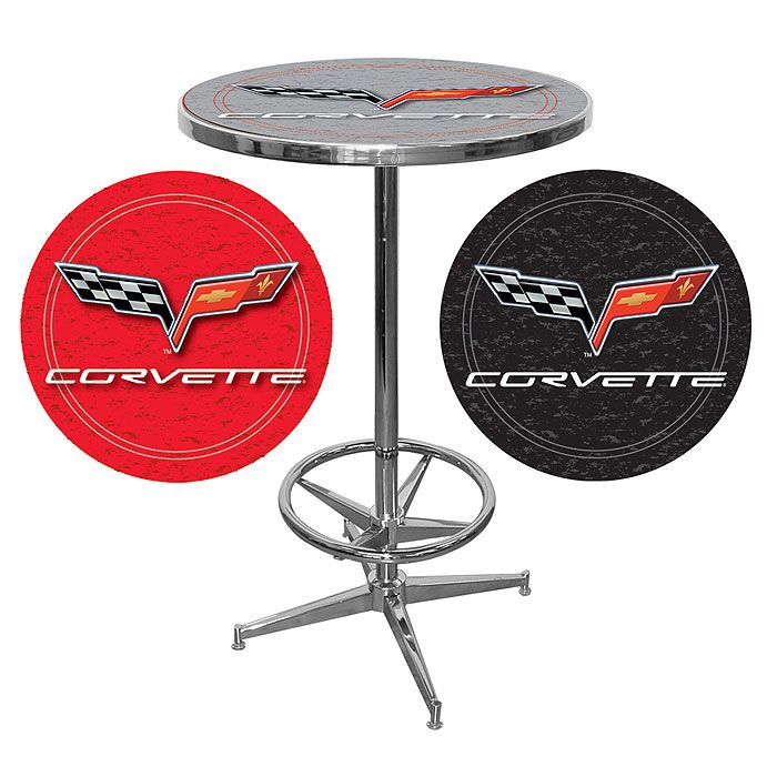 Trademark Corvette C6 Pub Table - Silver
