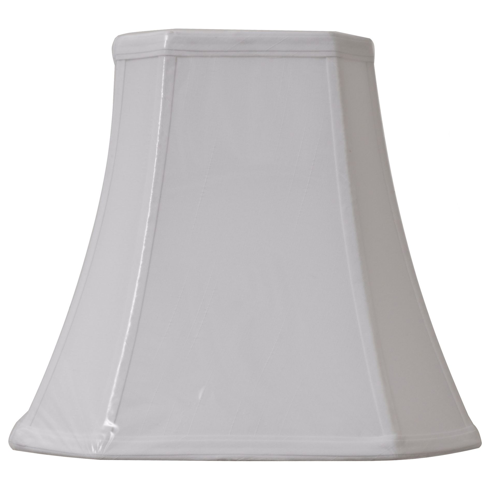 Essential Home Lamp Shade White Square Corner