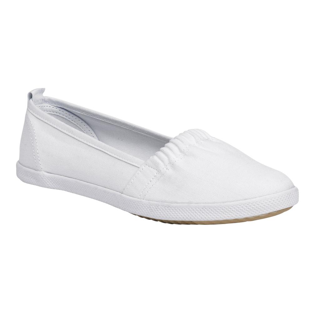 Basic Editions Women's Dakota Vulcanized A-Line - White