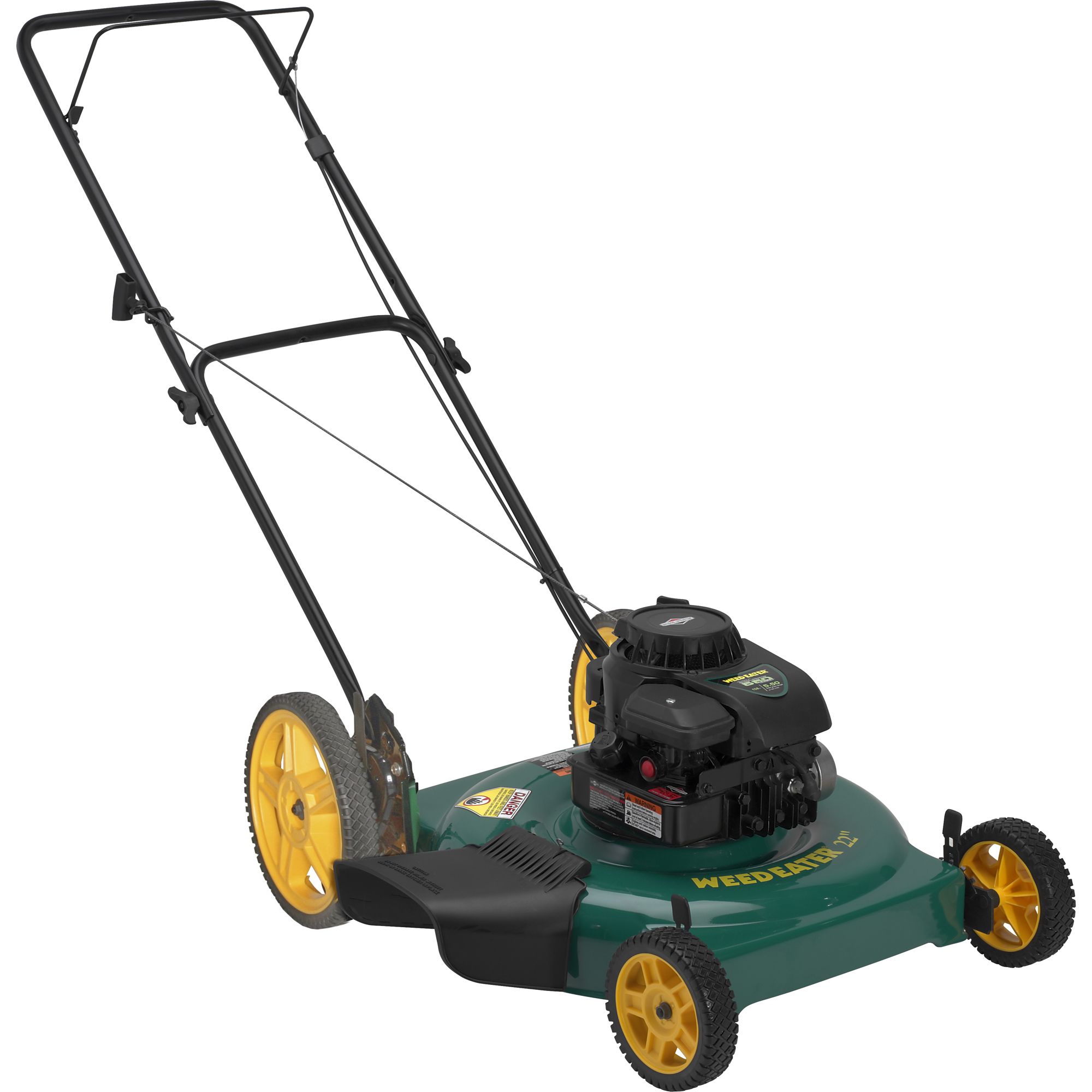Weedeater 96112009300 22" Side Discharge Push Mower w/ Rear High Wheels ...