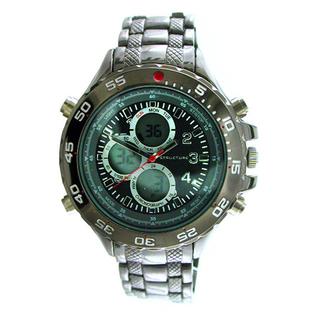 Structure Mens Watch With Gunmetal Round Case Ani/Digi Dial and GM ...