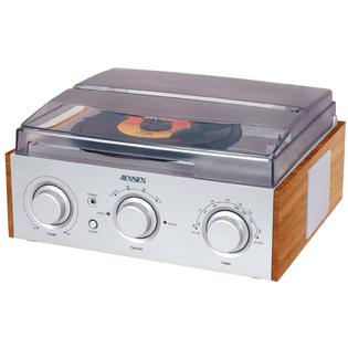 Jensen JENSEN 3-Speed Stereo Turntable with AM/FM Stereo Radio - TVs ...