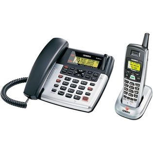 Uniden Corded/Cordless Extended Range Telephone with Call Waiting ...