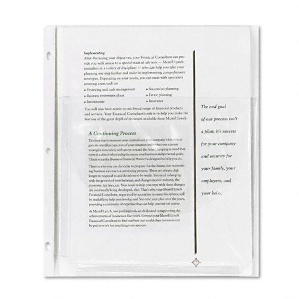 C-Line CLI61027 Super Capacity Sheet Protector with Tuck-In Flap