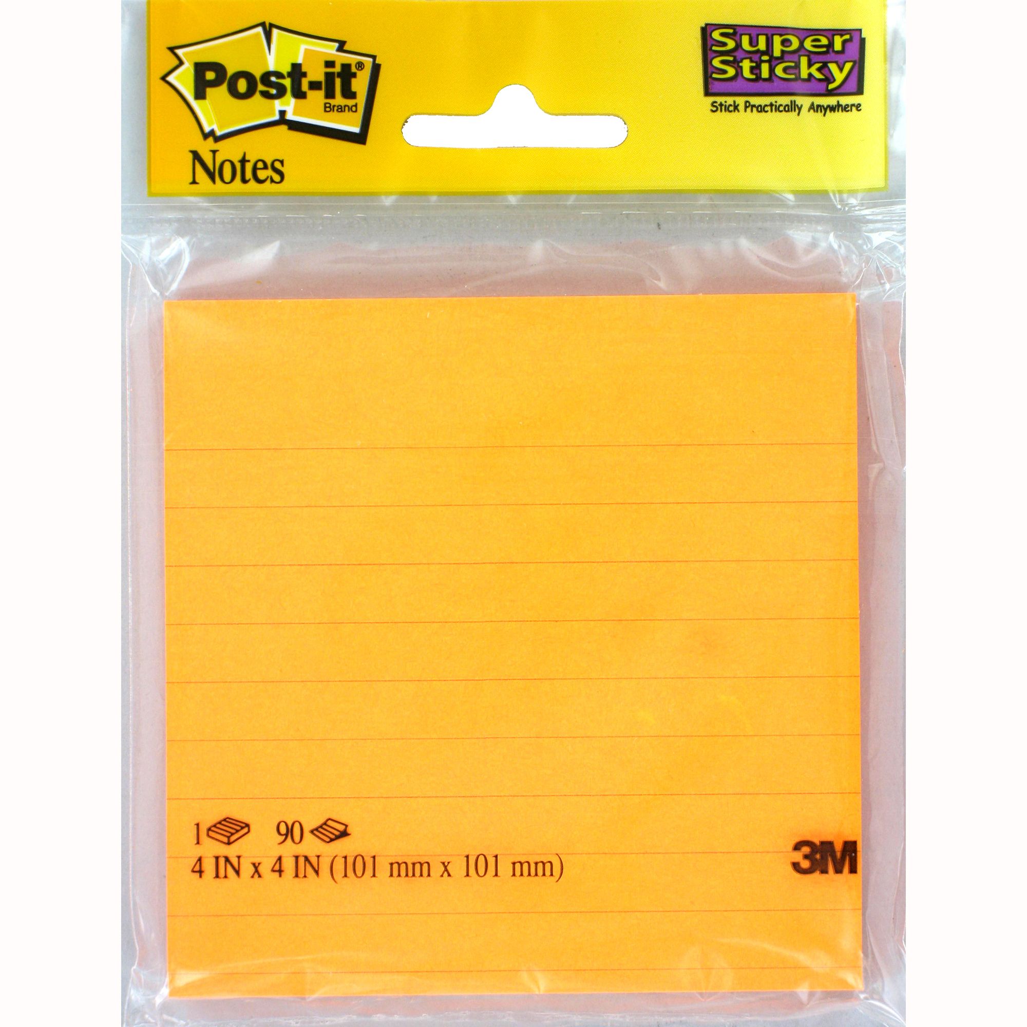 3M 4490-SSMX Post-It 4X4 Notes