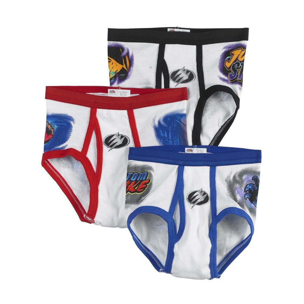 Fruit of the Loom Power Rangers Funpals Boy's Underwear 3 Pack
