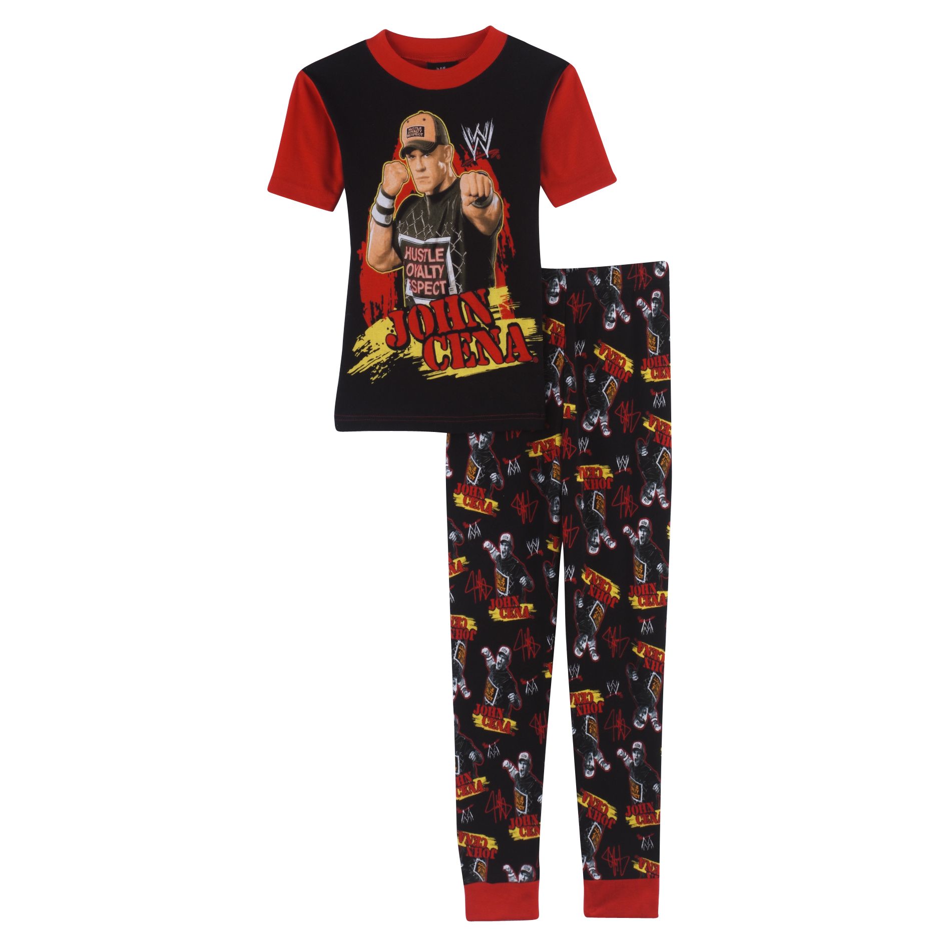 WWE Boy's 2 Piece John Cena Pajamas