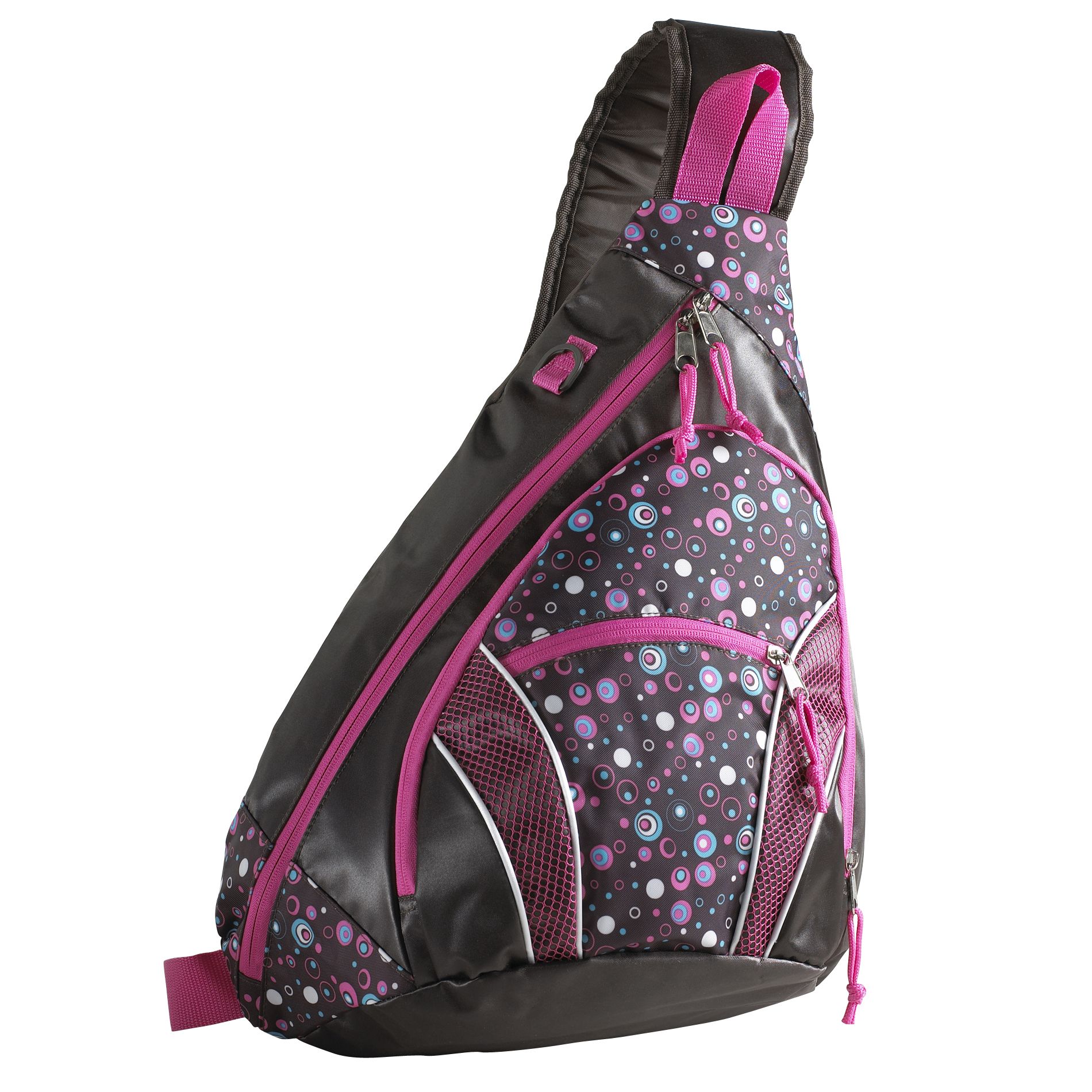 Route 66 Girl's Double Netting Design Sling Backpacks