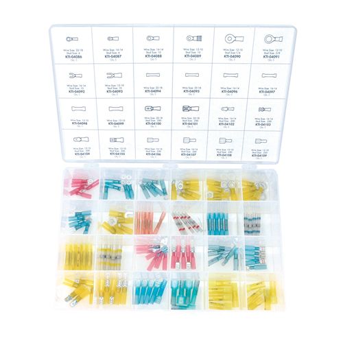 120 Piece Large Shrink Tube Terminal Kit