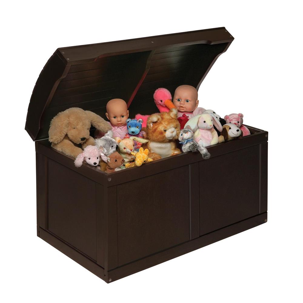Espresso Barrel Top Toy Chest