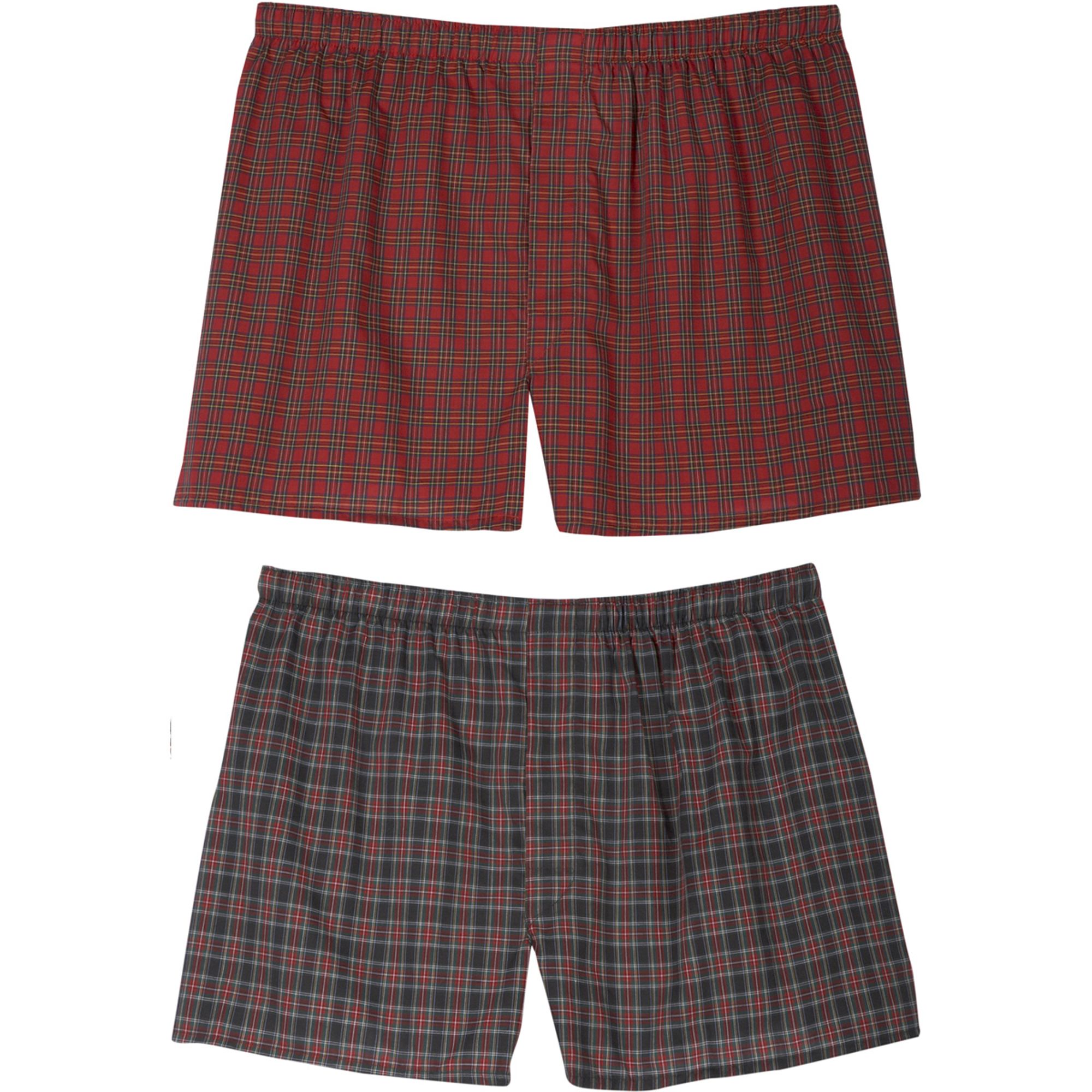 Harbor Bay Red Plaid Boxers