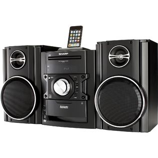 Sharp CDDH899N 300 Watt Mini-Stereo System W/ CD Player and iPod Dock