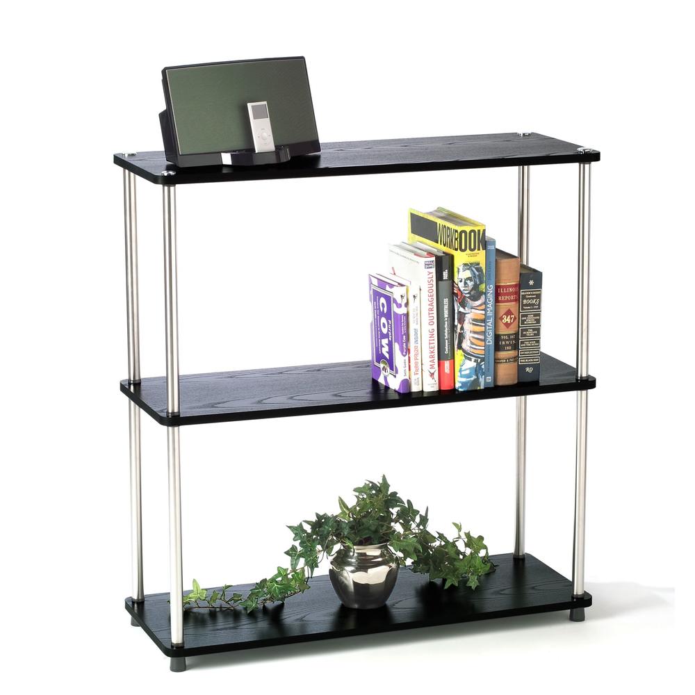 Designs2Go 3 Tier Bookshelf by Convenience Concepts, Inc.
