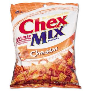 Chex Mix Cheddar Flavor Trail Mix, 3.75oz Bag, Seven/Box - Office ...