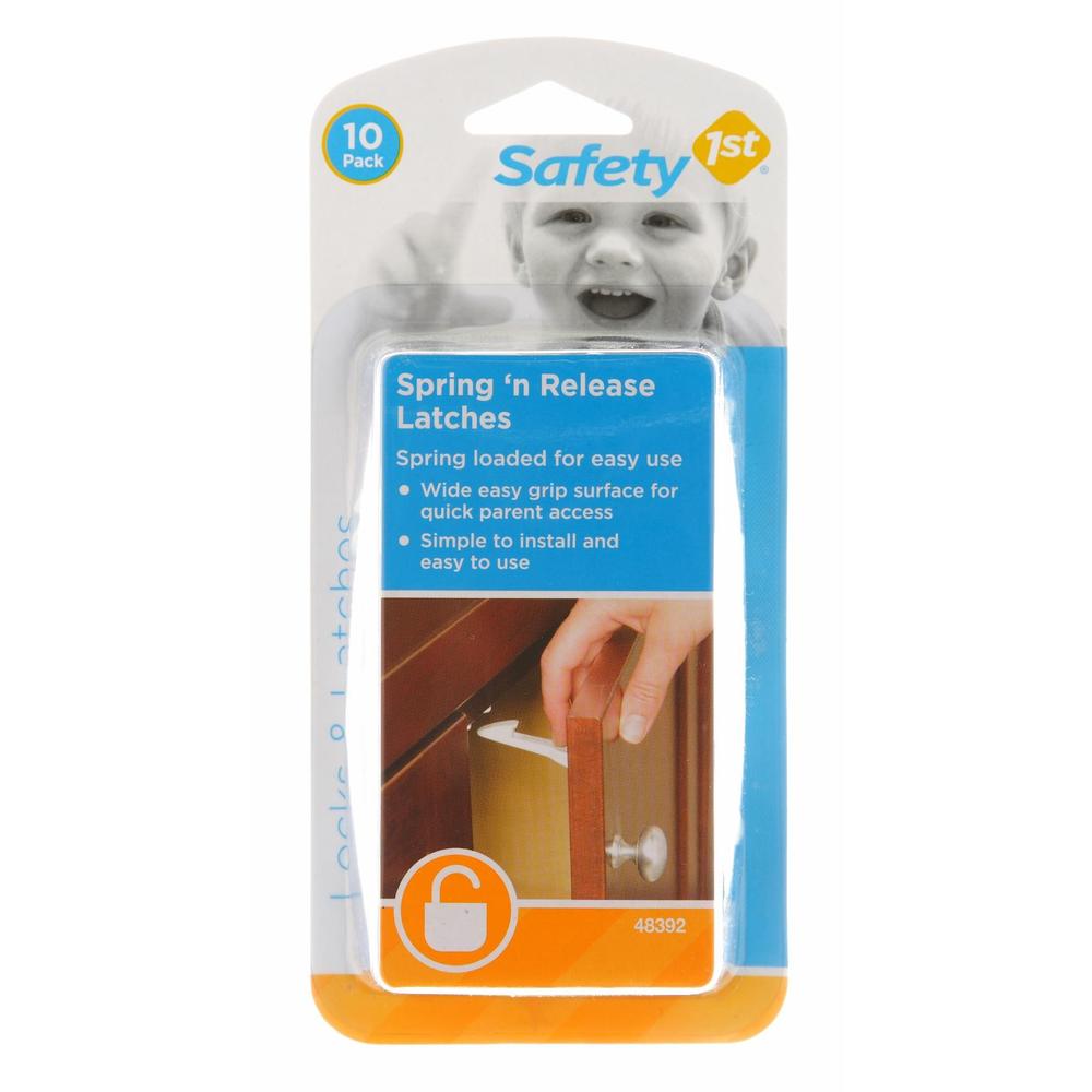 Safety 1st Spring 'n Release Latches 10 Pack