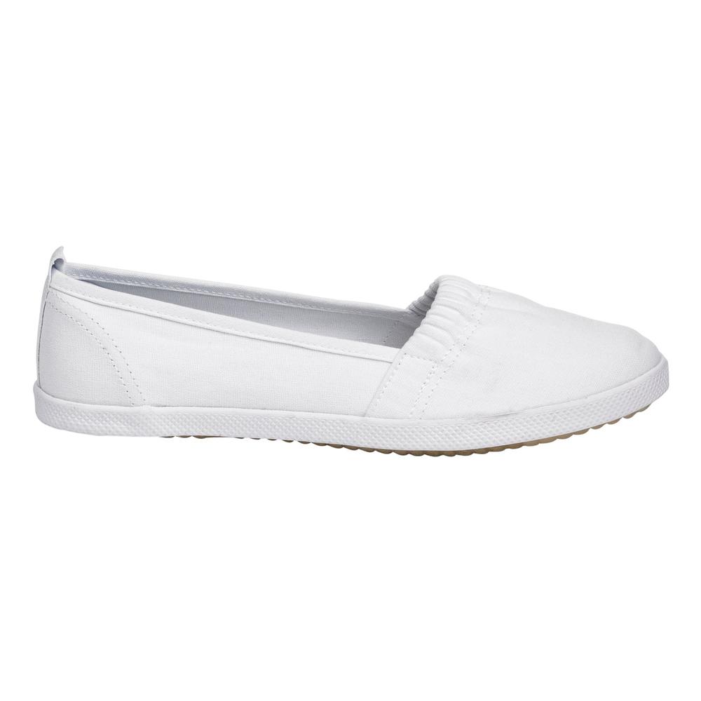 Basic Editions Women's Dakota Vulcanized A-Line - White