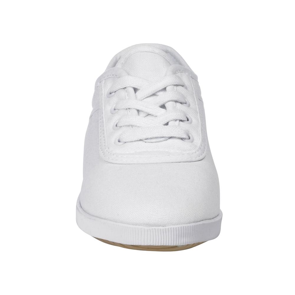 Basic Editions Women's Eavan Canvas Lace Oxford - White