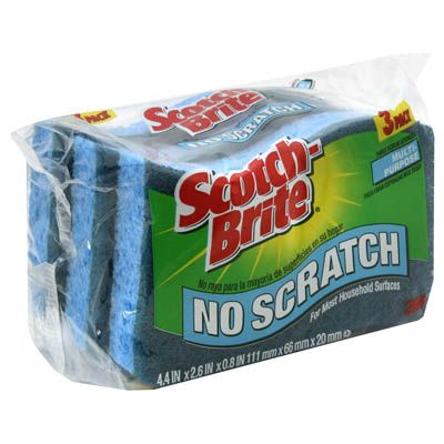 Scotch-Brite 3-Pack Multi-Purpose No-Scratch Scrub Sponges