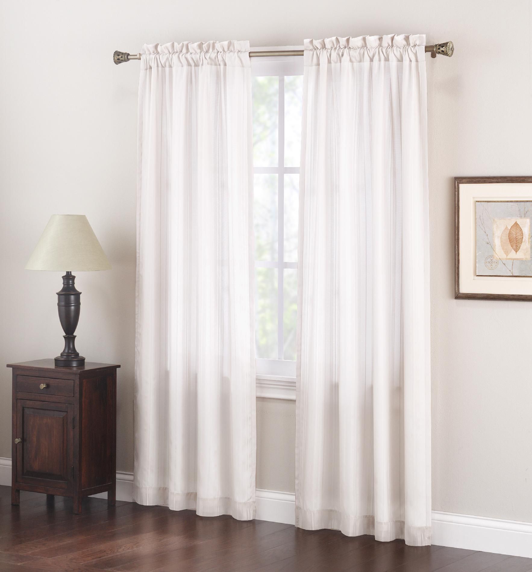 Jaclyn Smith White Window Panel: Summertime Style at Sears and Kmart