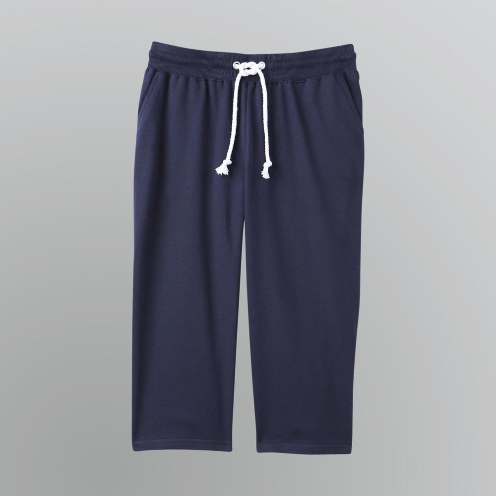 Silverwear Women's Petite Capri Sweat Pants
