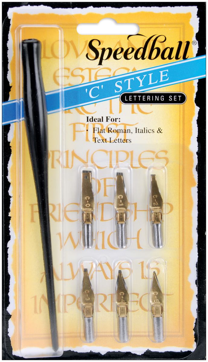 Speedball Art Products Speedball Calligraphy "C" Style Lettering Set