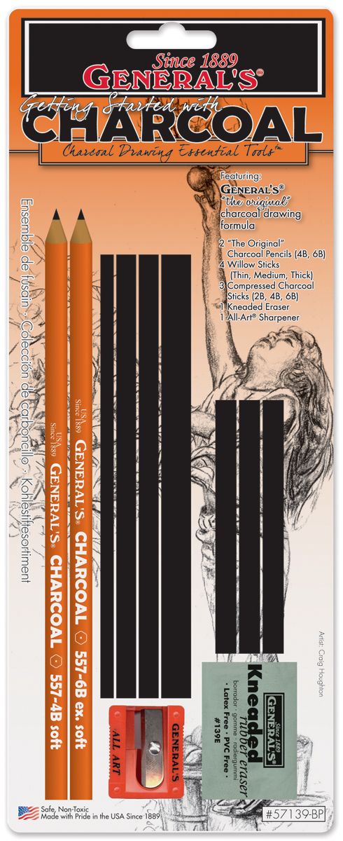 General's Charcoal Drawing Essentials Tool Kit