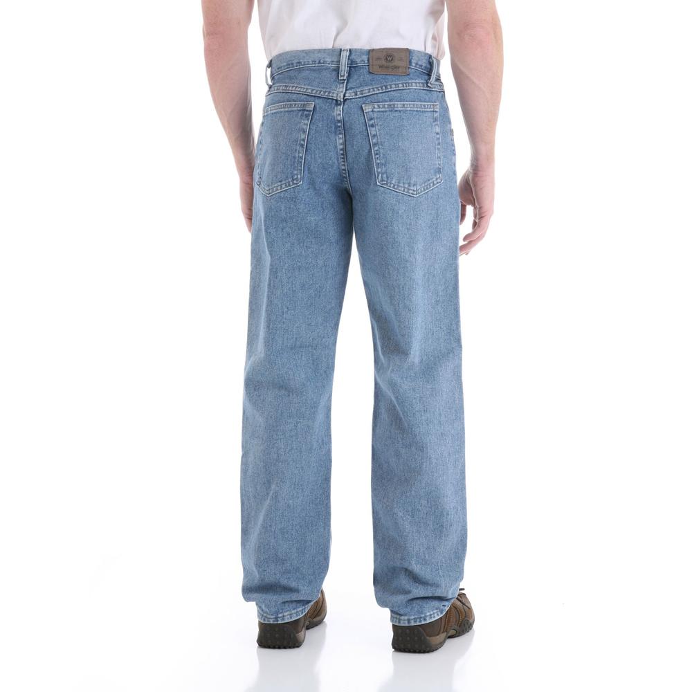 100% Cotton Denim Pants Wrangler Men’s Relaxed Fit Jeans – 100% Cotton ...
