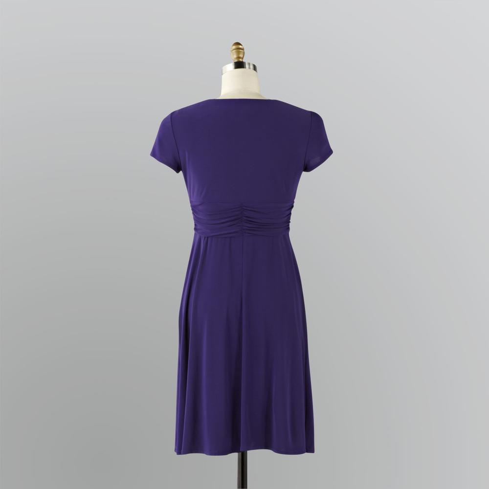 Kathy Roberts Women's Party Dress - Rhinestone Brooch