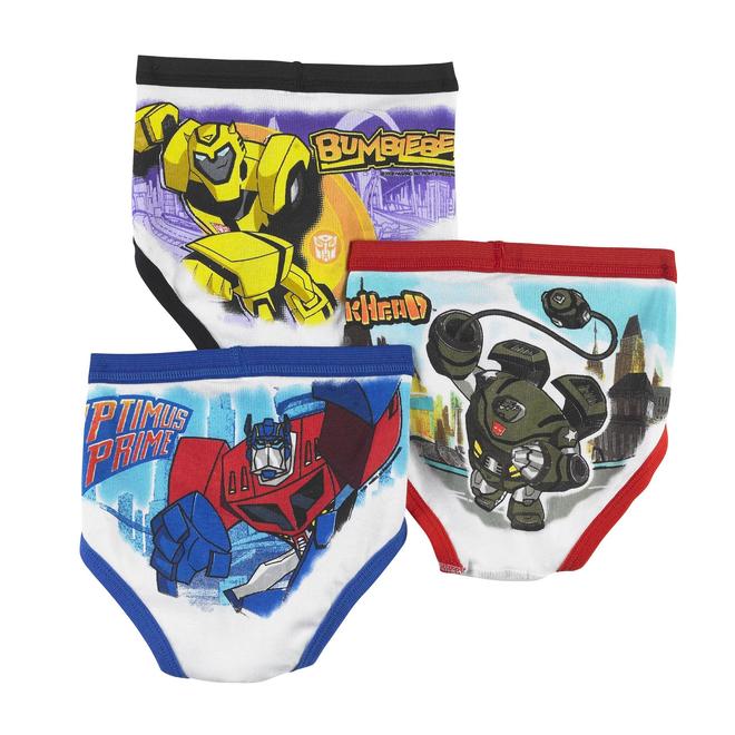 Fruit of the Loom Transformers Funpals Boy's Underwear 3 Pack