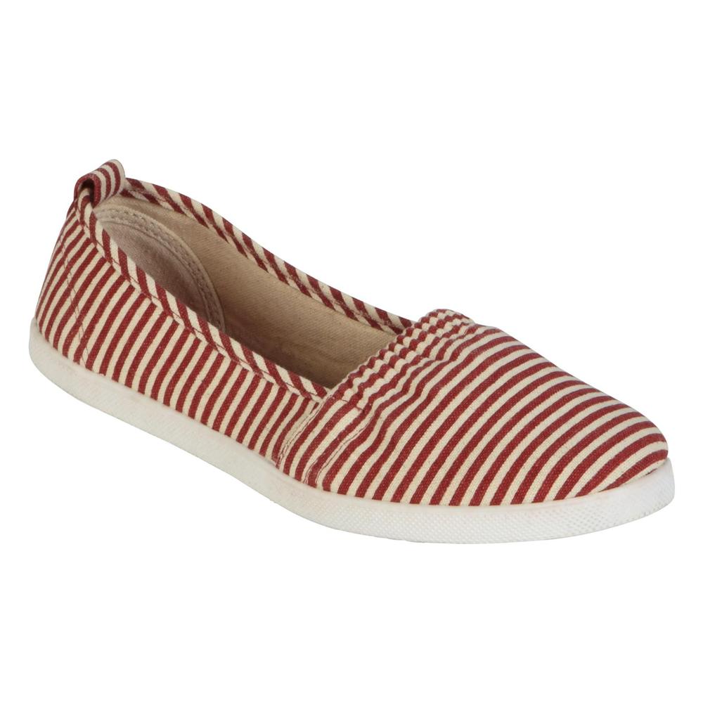 Basic Editions Women's Dakota Casual Canvas Aline - Red