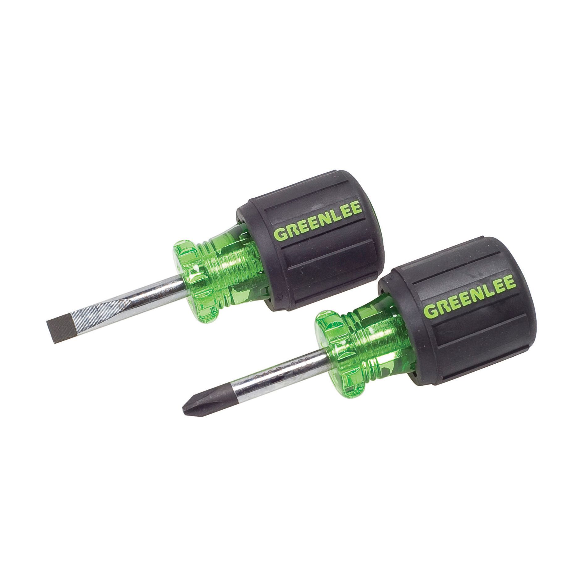 Greenlee 0153-04C Stubby Screwdriver Set, 2 Piece
