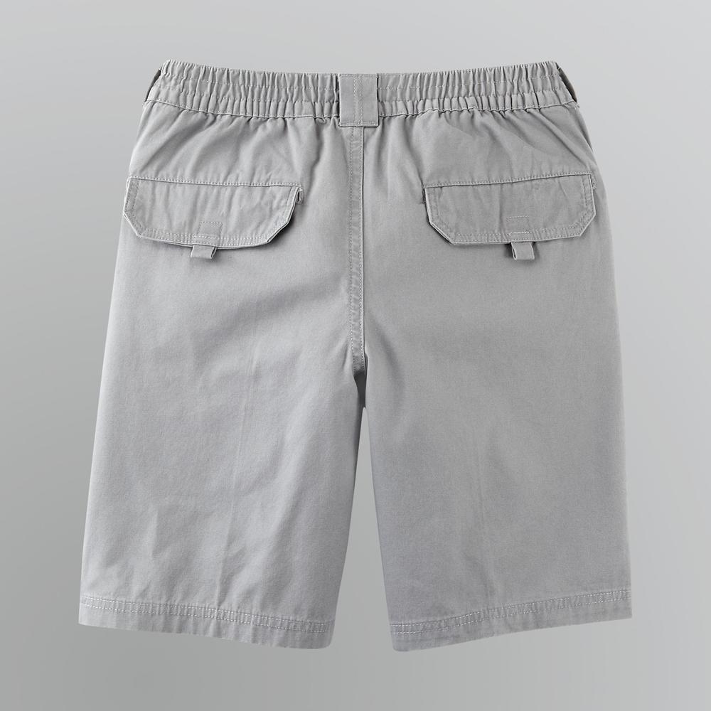 Basic Editions Men's Elastic-Waist Cargo Shorts
