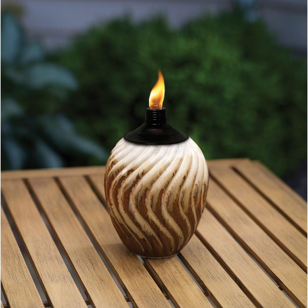 Tiki Caramel Swirl Tabletop Torch