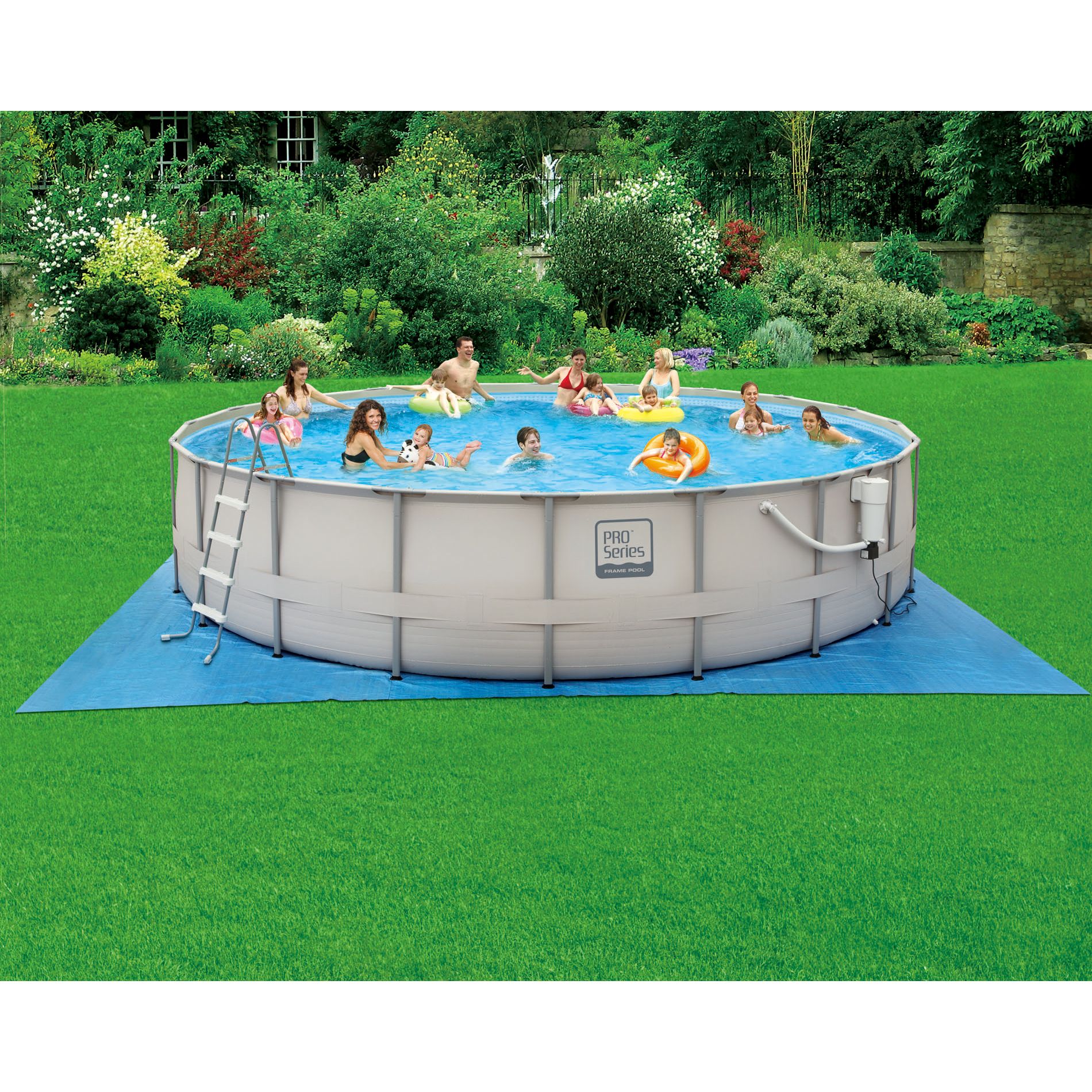 Pro-Series 22ft X 52in Frame Pool Set | Shop Your Way: Online Shopping ...