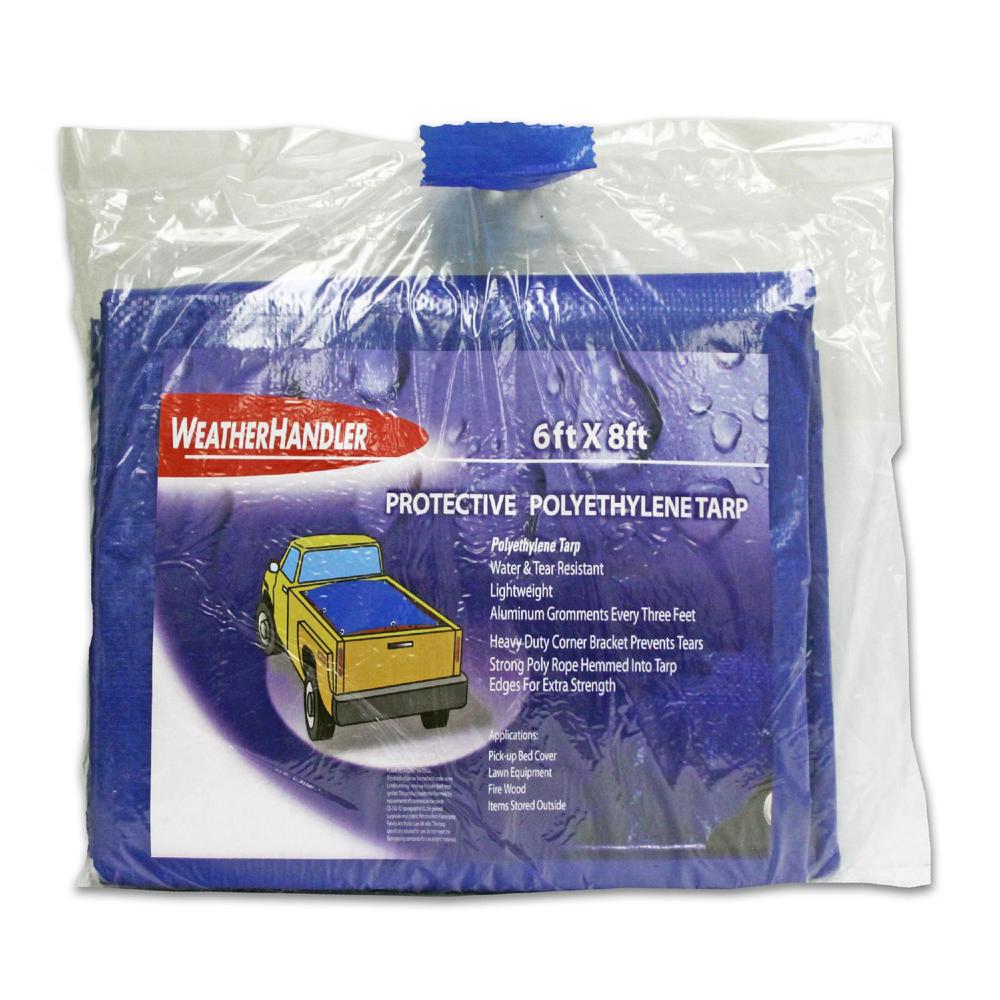 WeatherHandler All-Season Tarp 6-Foot x 8-Foot