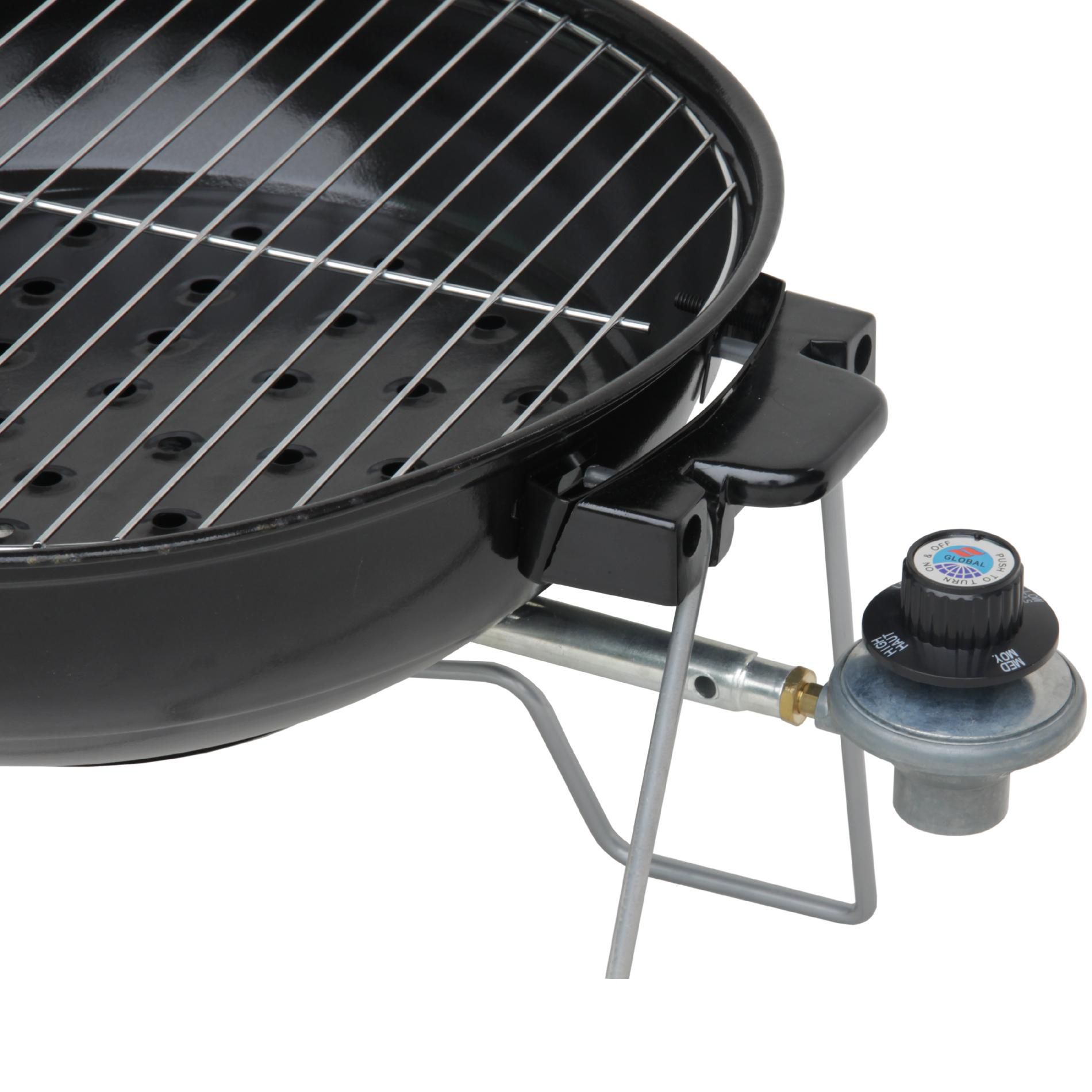 BBQ Pro 14 In. Round Tabletop Gas Grill - Outdoor Living - Grills ...