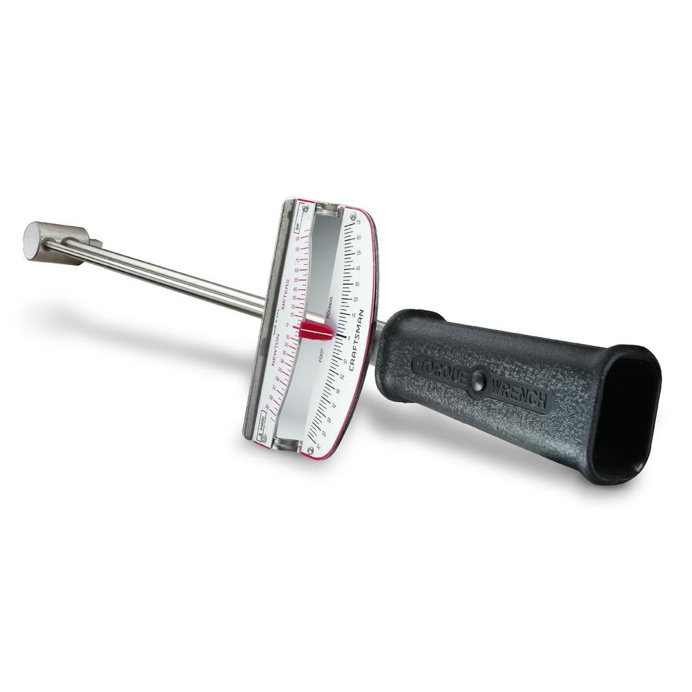 Craftsman 3/8-in. Dr. Beam Style Torque Wrench, 0-75 ft. lbs.