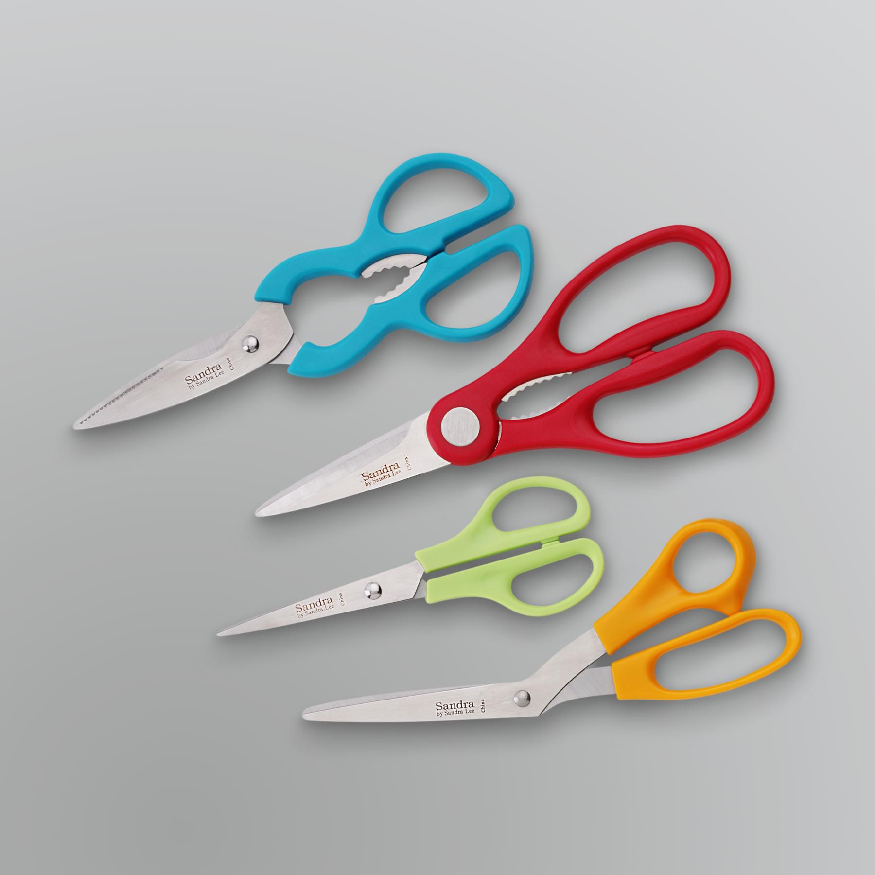 Sandra by Sandra Lee Four-Piece Kitchen Shears Set