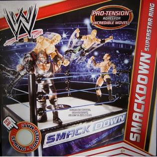 WWE Smackdown Wrestling Ring - Mattel WWE Toy Wrestling Ring - Toys ...