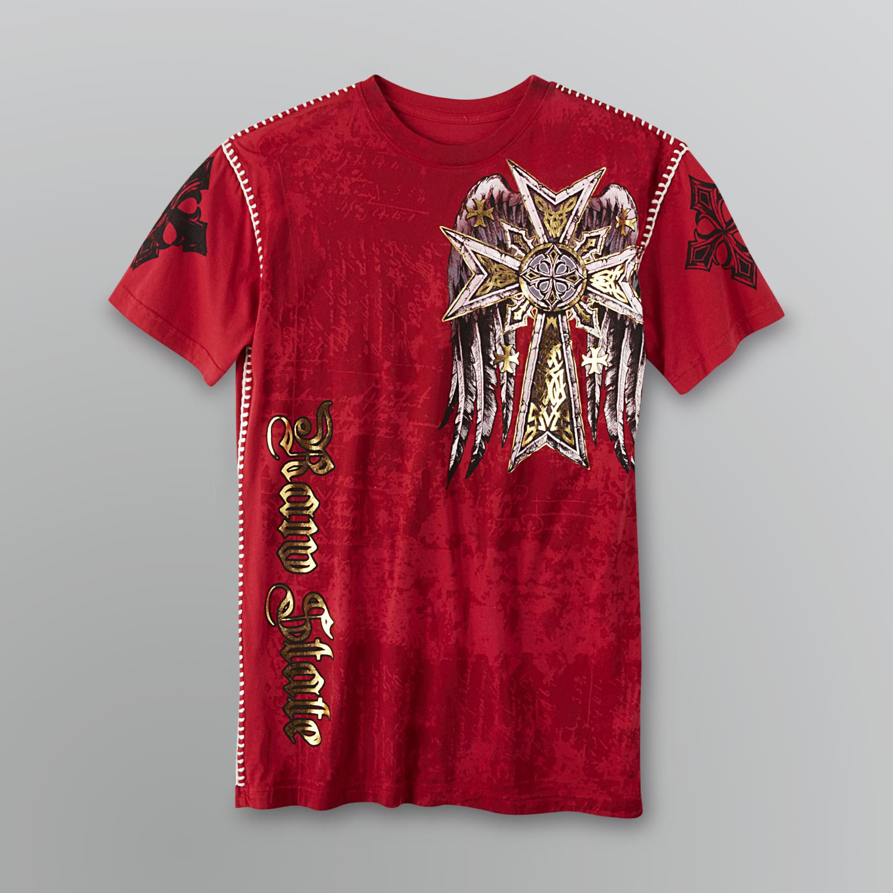 Raw State Men's T-Shirt -- Redemption Cross